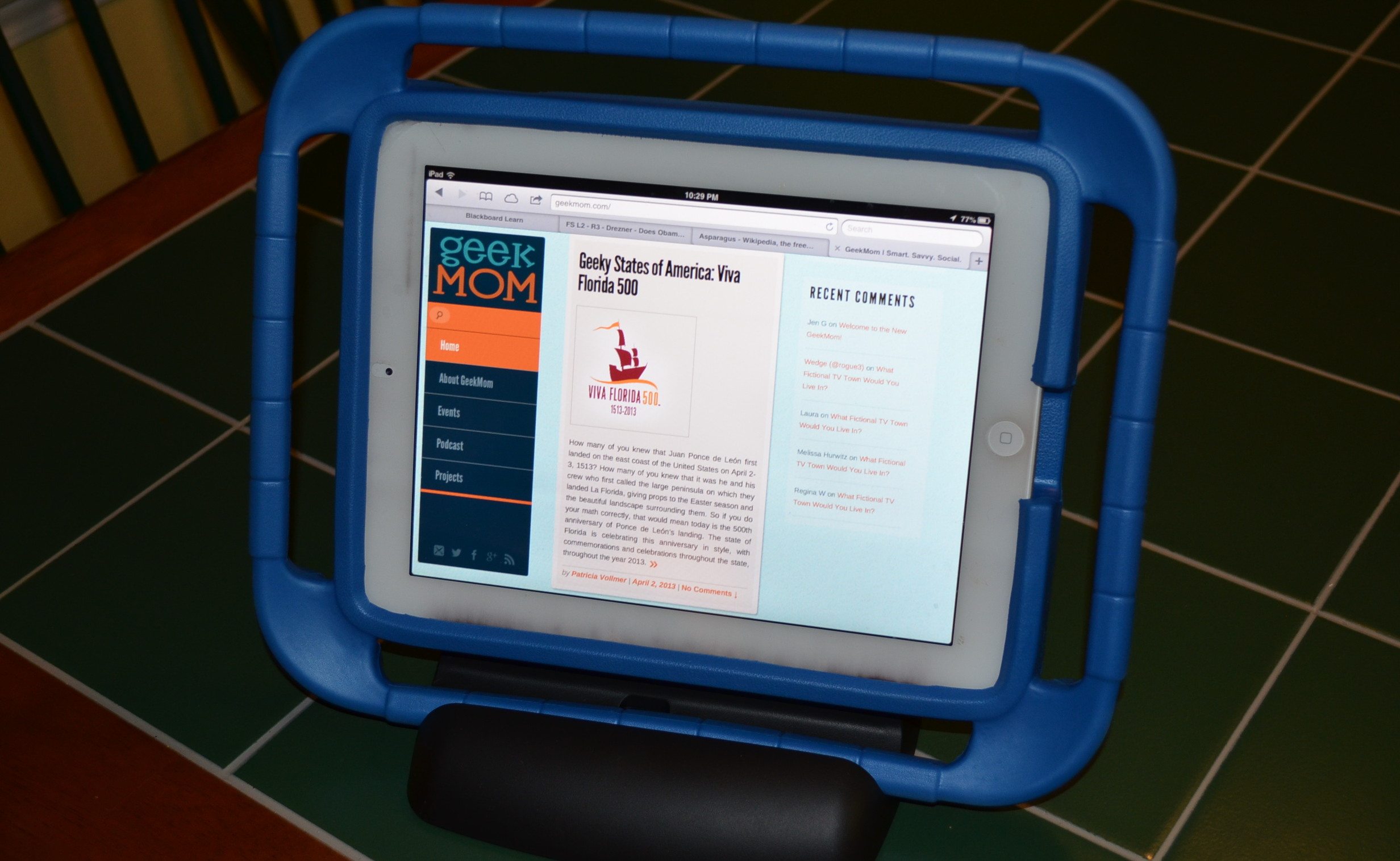 The Gripcase and GripBase: An iPad Case/Stand Combo for Young Hands ...