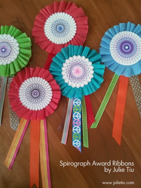 DIY Paper Award Ribbons With Spirograph – GeekDad