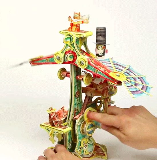 Kickstarter Project: Incredible Old-School Paper Automatons – GeekDad