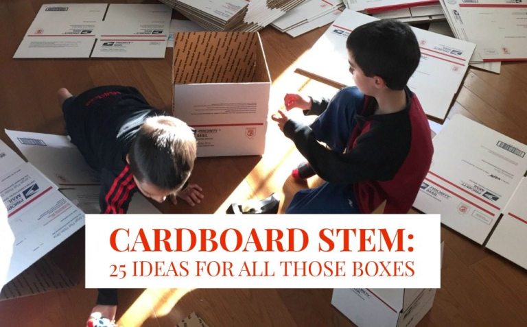 Cardboard STEM: 25 Ideas for All Those BOXES – GeekDad