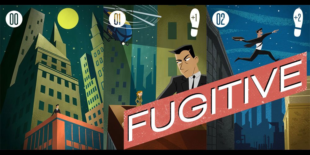 Kickstarter Tabletop Alert: ‘Fugitive’ Is a Clever Cat-and-Mouse Caper ...