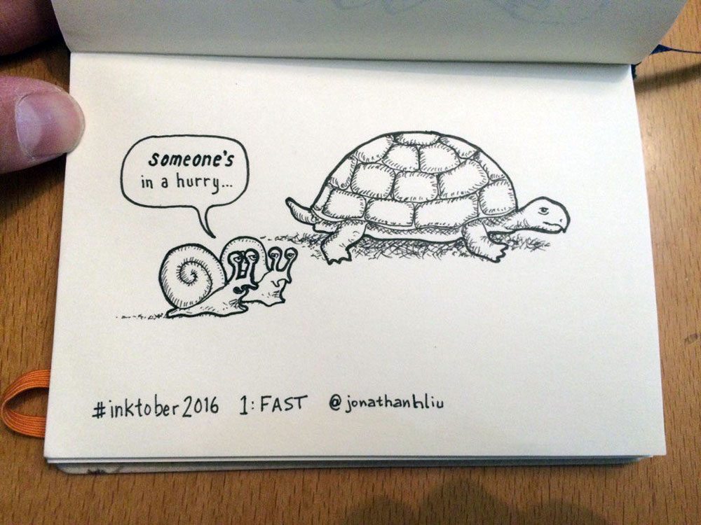 Inktober: A Drawing a Day – GeekDad