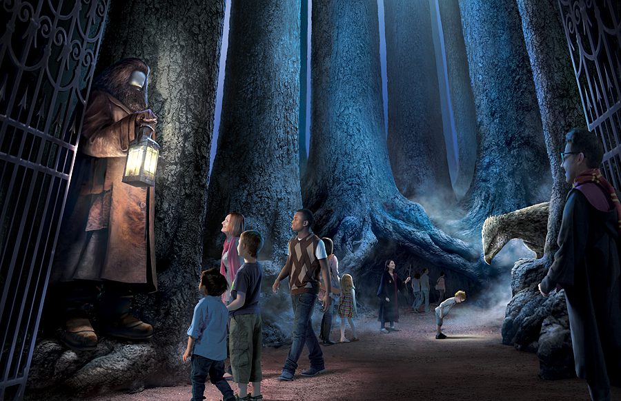 Forbidden Forest Concept Art, Image: Warner Bros – GeekDad