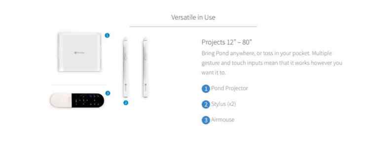 Turn Your Table Top Into an Interactive Display with the Touchjet Pond ...