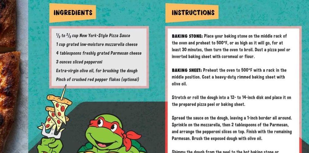 Review: Perfect Blend: ‘The Teenage Mutant Ninja Turtle Pizza Cookbook ...