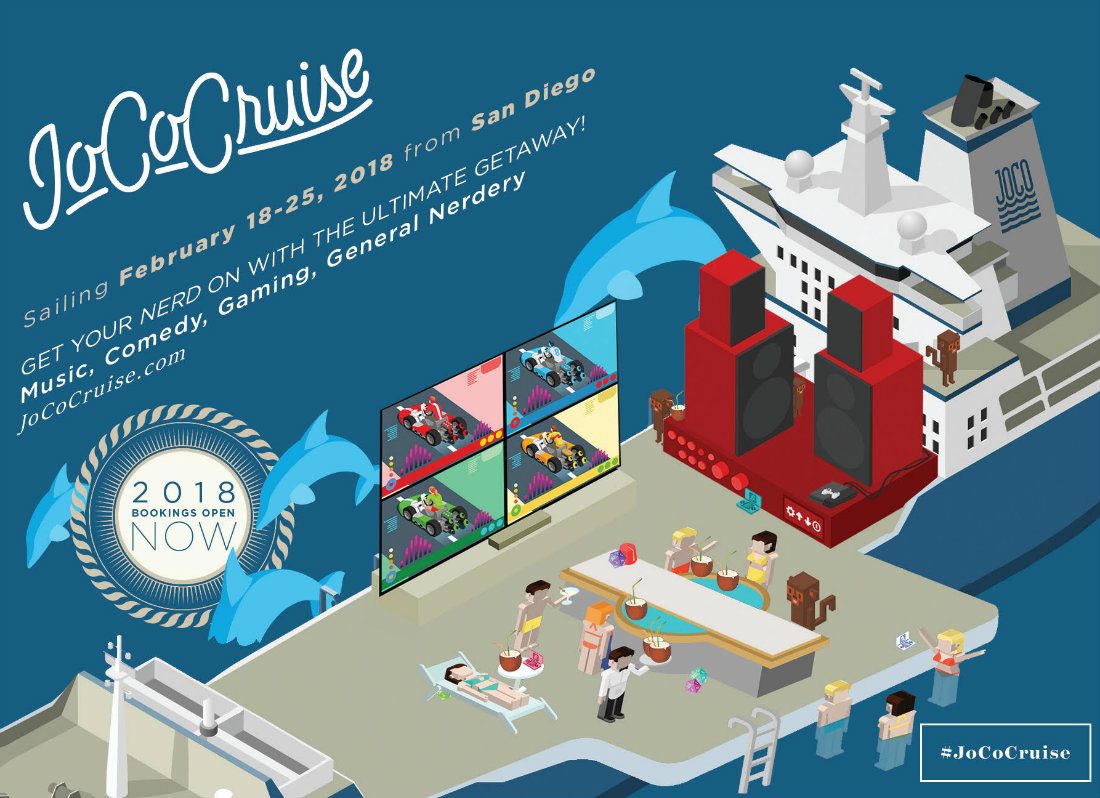 JoCo Cruise 2018 Guest Lineup Announced – GeekDad