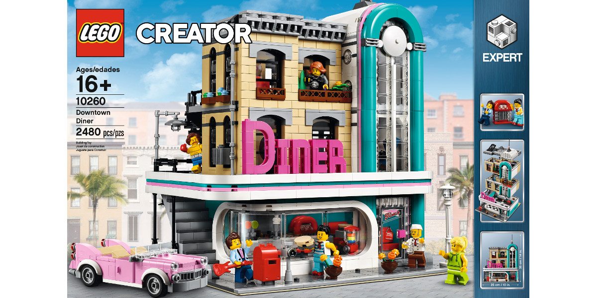 Coming in January, LEGO Creator Expert Downtown Diner! – GeekDad