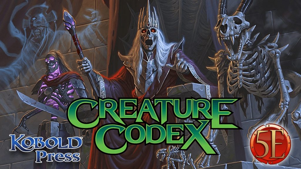 Kickstarter Tabletop Alert: Creature Codex: 5th Edition Monsters – GeekDad