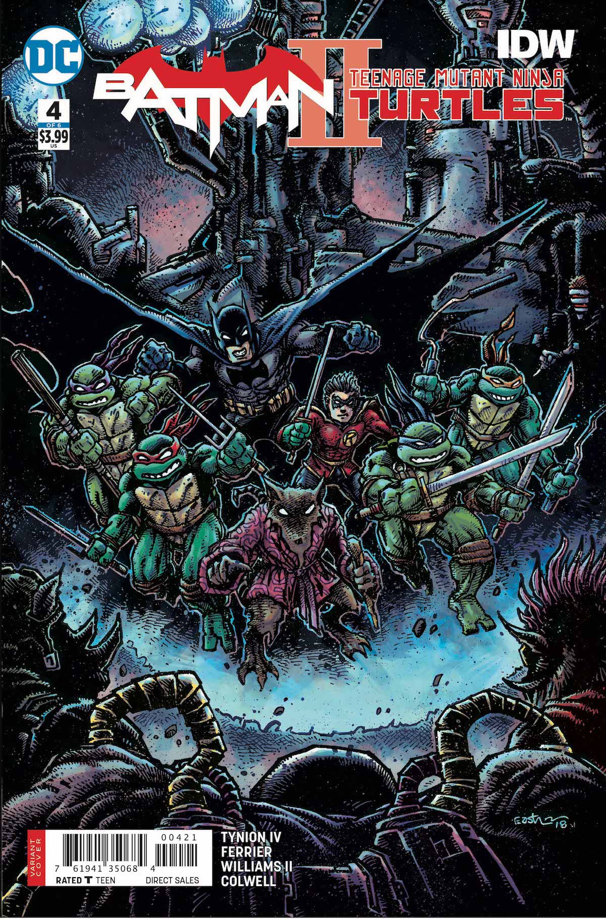 Review – Batman/Teenage Mutant Ninja Turtles 2 #4: Bane’s Winning – GeekDad