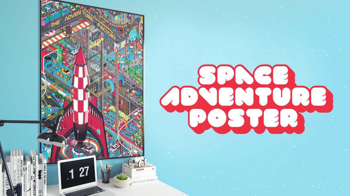 Bonus Word Wednesday: Space Adventure Poster – GeekDad