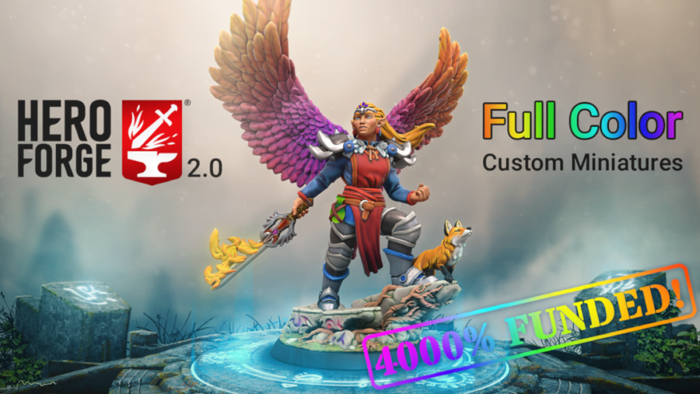 Hero Forge Full Color 3D Printed Minis Kickstarter – GeekDad
