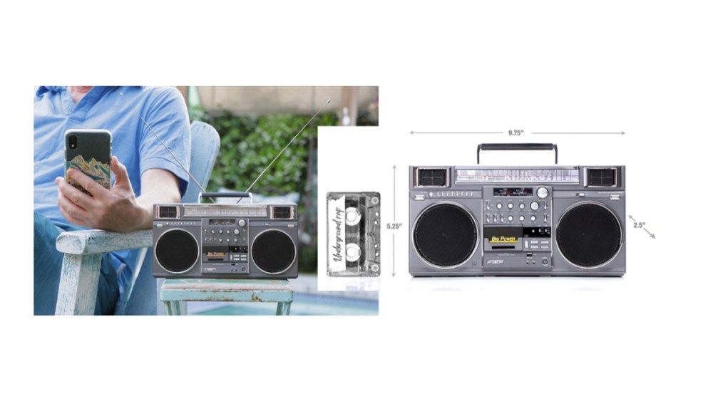 Geek Links: RepliTronics Announces Mini Boombox Bluetooth Speaker – GeekDad