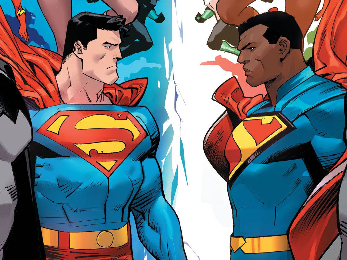 Review – Justice League Infinity #3: Supermen of Many Worlds – GeekDad
