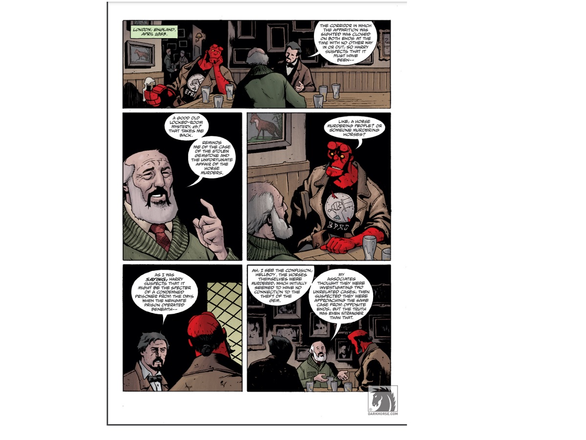 ‘Hellboy: The Silver Lantern Club’ #2 – A Locked-Room Mystery – GeekDad