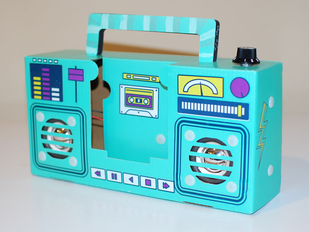 DIY Boombox Speaker for Crafty Kids – GeekDad