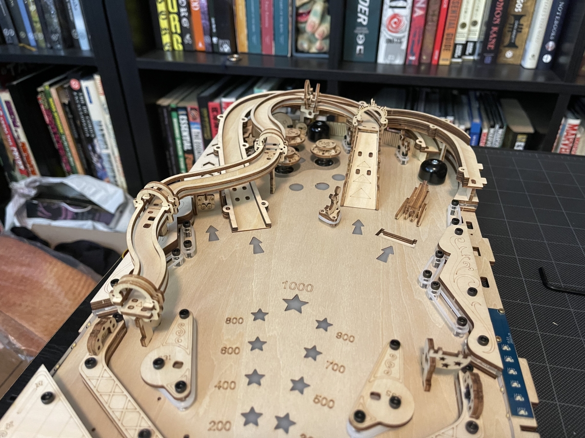 Become a Puzzle and Pinball Wizard With the ROKR Pinball Machine 3D ...