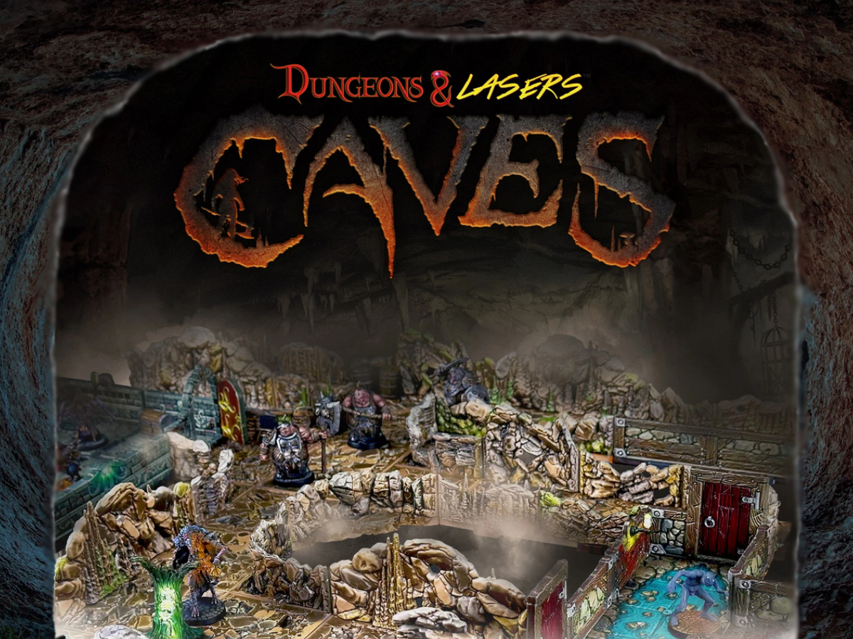Late Pledges Available for Dungeons & Lasers VI: Caves Terrain – GeekDad