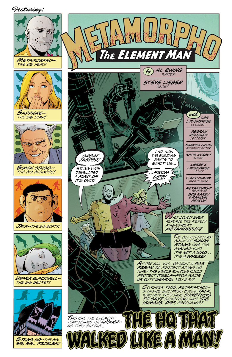 Review – Metamorpho the Element Man #4: Building Blasters – GeekDad
