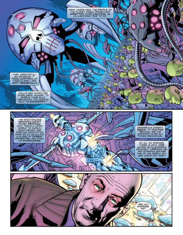 Review – Superman: The Last Days of Lex Luthor #3 – Brainiac’s Final ...