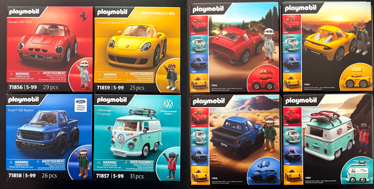 Playmobil Playland: Mini Licensed Vehicles – GeekDad